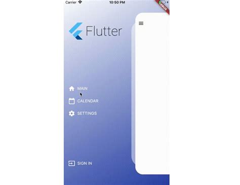 Drawer Flutter Awesome