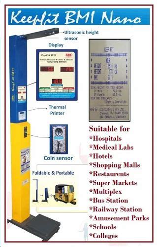 Digital Body Mass Index Machine Bmi Nano For Hospital At Rs 69000 In