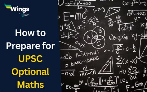 How To Prepare For Upsc Optional Maths 🎯 Strategy Pattern