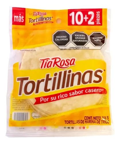 2 Pza Tortillas De Harina Tía Rosa Tortillinas 306 G Mercadolibre