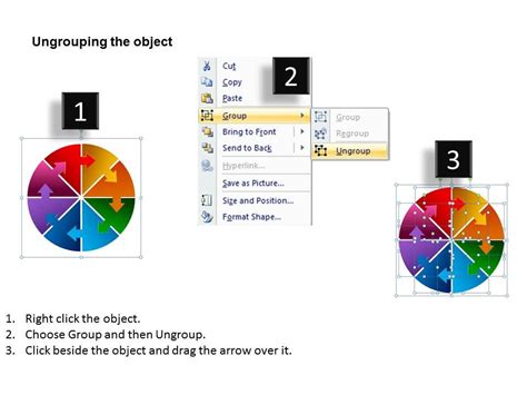 Circling Arrows Intertwined Flow Chart Showing Process 8 Stages