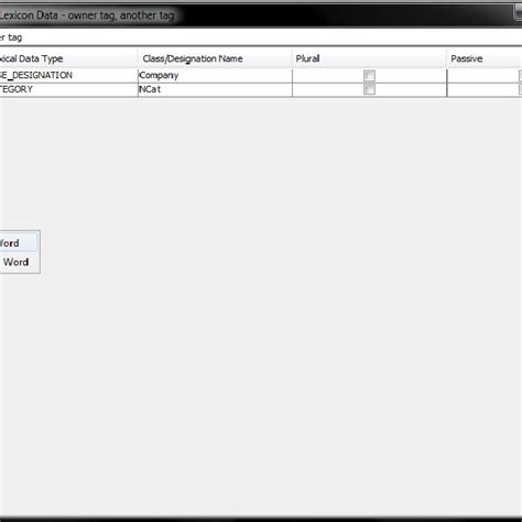 12 Example Of The GUI With The Words Context Menu Download Scientific Diagram