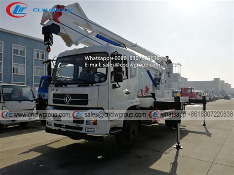 Dongfeng Kr New Cab 22 Meter Folding Boom Aerial Work Platform Truck For Hot Sale Clw Group