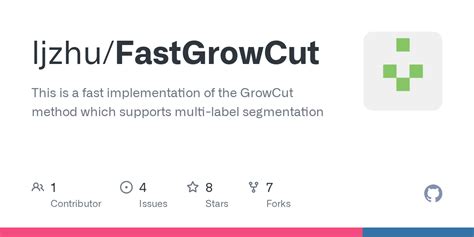 Github Ljzhufastgrowcut This Is A Fast Implementation Of The