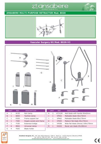 Ansabere Laparotomy Retractor Ansabere Surgical Pdf Catalogs