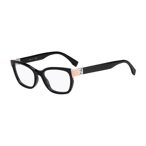 Fendi Womens Ff 0130 Optical Frames Black Designer Optical
