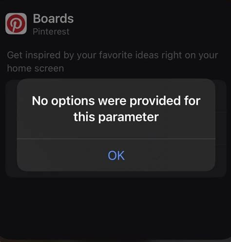 9 Quick Fixes For Pinterest Widget No Options Were Provided For This Parameter Error Pupuweb