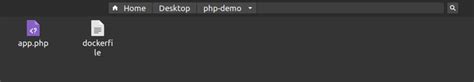 how to create a php docker container geeksforgeeks