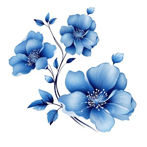 Blue Flower Clip Art Blue Flower Clip Art At Vector Clip