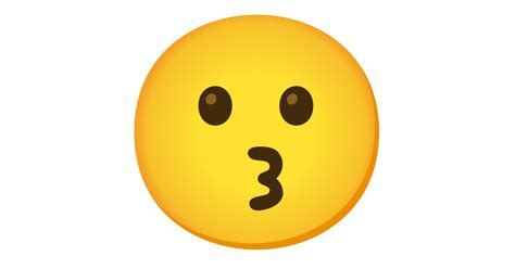 Kissing Face Emoji Meaning In Texting Kissing Face Emojis From A Girl Or Guy Symbolism