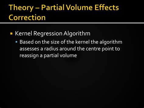 Ppt Correction Of Partial Volume Effects In Arterial Spin Labeling