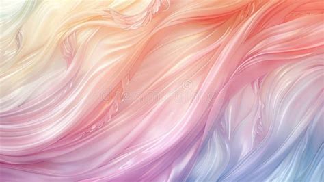 A Soft Flowing Abstract Design With Pastel Colors Creating A Serene And Calming Atmosphere