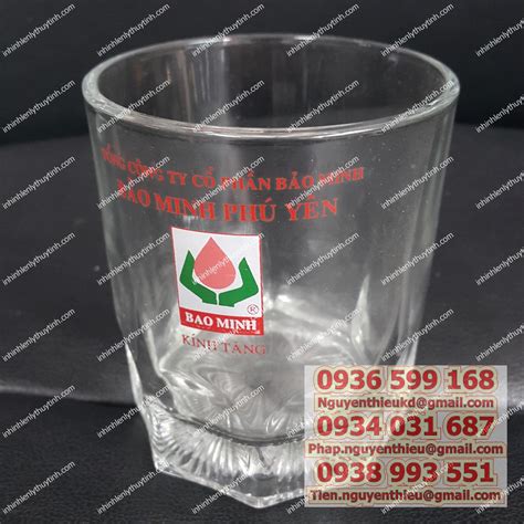 Cung cấp ly thủy tinh in logo nhận diện thương hiệu ly thủy tinh quảng cáo Kênh Sinh Viên