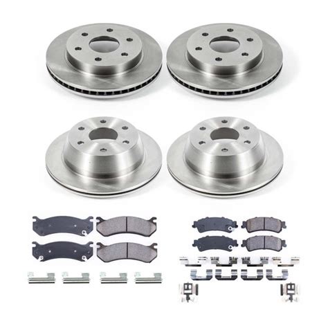 Ultimate Brakes Front And Rear Ceramic Brake Pad And Rotor Kit With