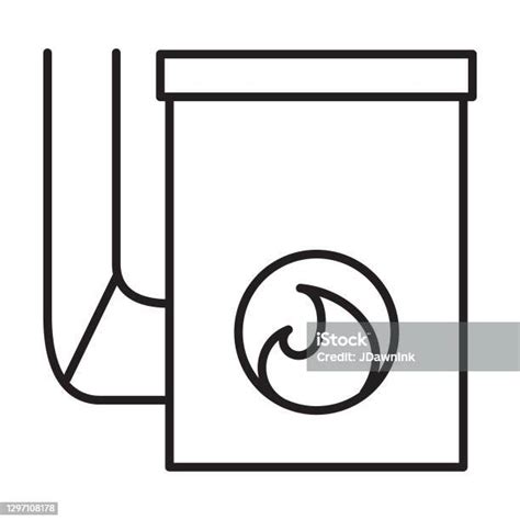 홈 효율 용광로 얇은 라인 아이콘 세트 편집 가능한 스트로크 가정용 장비에 대한 스톡 벡터 아트 및 기타 이미지 가정용 장비 건설 산업 단순함 Istock