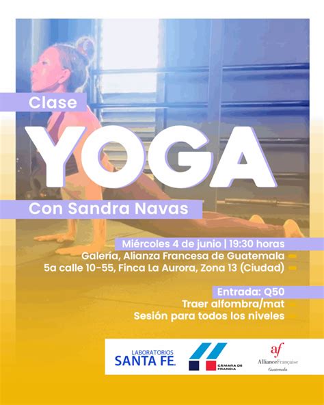 Taller Yoga Con Sandra Navas Alianza Francesa Guatemala