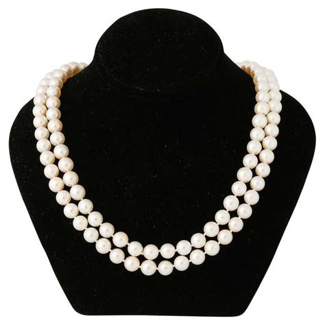Vintage Siman Tu Faux Fresh Water Pearl Strands Circa 2004 For Sale At