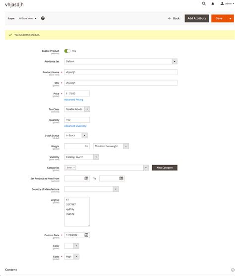 Deselecting Indexable Multiselect Product Attributes Causes A Deprecation Warning · Issue 36530