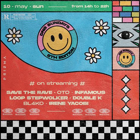 PrismΛ Dnb Sundays 04 Poster Design Behance