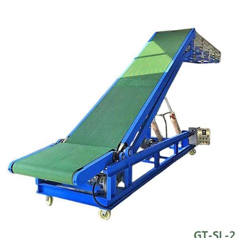 Mobile Yard Ramp Motorized Telescope Belt Conveyor For Cargo Offloadingandloading Activity Belt
