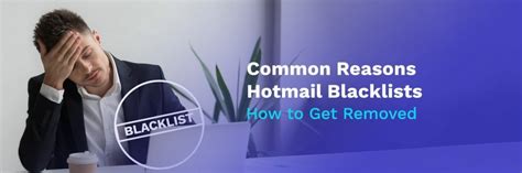how to remove ip address from hotmail outlook s blacklist glockapps