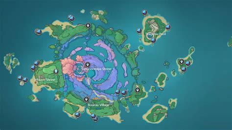 Genshin Impact Sea Ganoderma Locations
