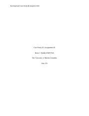 Case Study Pdf Running Head Case Study E Assignment Case Study E Assignment Brent J
