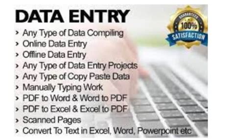 do any type of data entry web research typing copy paste excel by