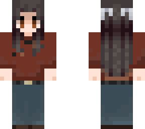 Red And Black Hair Minecraft Skins