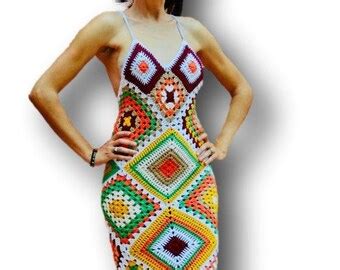 Sexy Crochet Dress Etsy