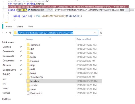 Asp NET Core Failed To Initialise Tesseract Engine Tesseract Issue