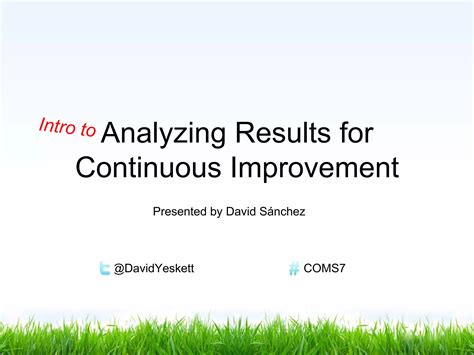 Intro to Web Analytics | PPT | Web Development | Internet