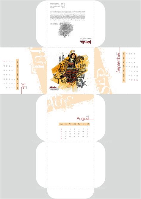 Calender In A Cube Behance