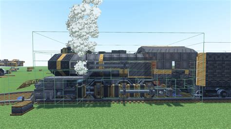 First Train I Made In Create With The Help Of Steam N Rails R Createmod