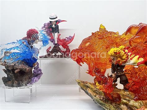 G5 귀멸의칼날 렌고쿠 아카자 월콜 레진 피규어 팝니다 피규어 브릭 중고나라