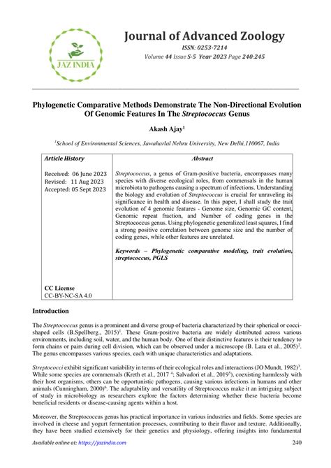 Pdf Phylogenetic Comparative Methods Demonstrate The Non Directional Evolution Of Genomic