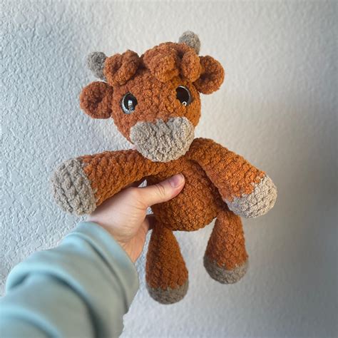 Maisey The Cuddly Cow Crochet Pattern Etsy