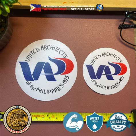 United Architects Of The Philippines Uap Laminated Vinyl Stickers