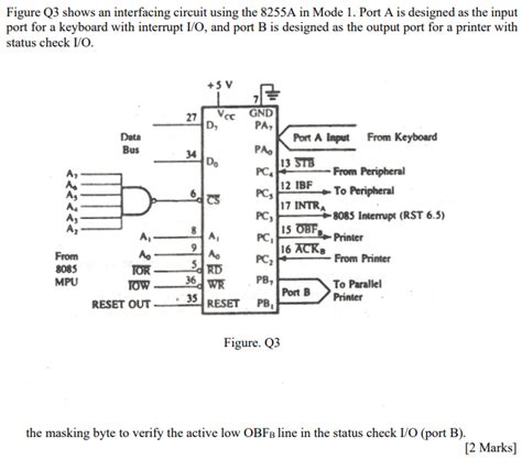 Solved Figure Q3 Shows An Interfacing Circuit Using The