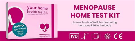 Menopause Test Strips At Home Results In 3 Minutes Fsh