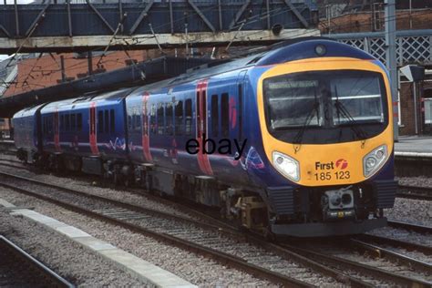 35mm Railway Slide First Dmu Class 185 185123 Doncaster £358