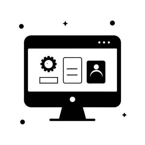 Technology Concept Flat Vector Style Illustration Featuring User