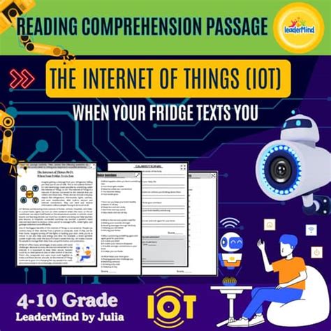 The Internet Of Things Iot Reading Comprehension Worksheets