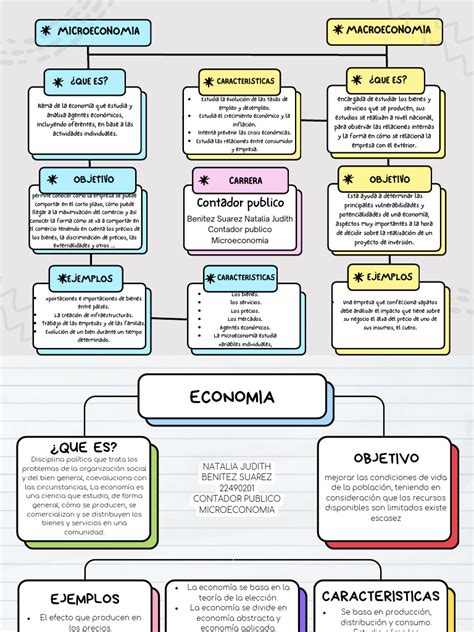 Mapa Conceptual Pdf Ciencias Económicas Microeconomía