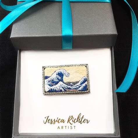 The Great Wave Brooch 🌊🌊🌊 Hope Everyone Is Having A Nice Weekend 🌊