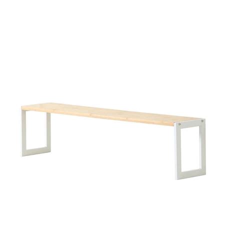 70cm Narrow Bamboo Pantry Shelf Matte White Soko And Co