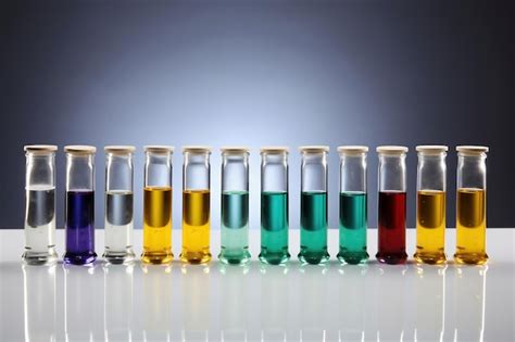 Premium Ai Image Glass Vials For Liquid Samples Laboratory Equipment
