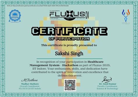 Hackathon Iitindore Fluxus2025 Healthcareinnovation Digitalhealth Techforgood