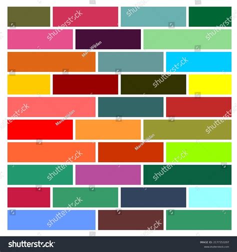 Colorful Rectangle Pattern Background Art Stock Vector Royalty Free