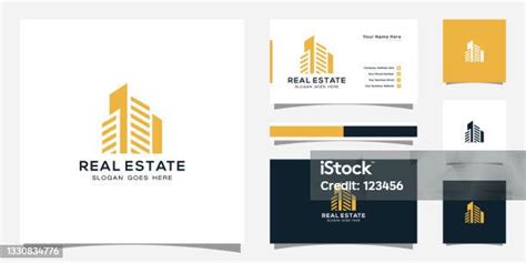 라인 아트 스타일로 로고를 구축합니다 로고 디자인 영감과 명함 디자인을 위한 도시 건물 추상 개념에 대한 스톡 벡터 아트 및 기타 이미지 Istock